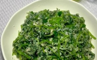 面蒸茼蒿怎么做好吃_面蒸茼蒿蒸几分钟才熟