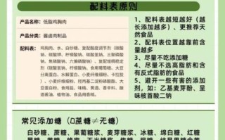 营养成分表计算公式_如何看懂食品标签