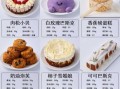 甜品有哪些_甜品分类大全