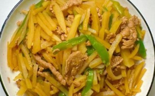 瘦肉炒土豆丝怎么炒好吃_瘦肉炒土豆丝的家常做法