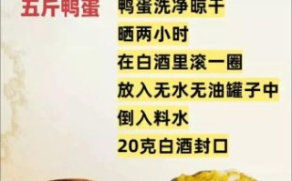 腌鸭蛋流油又不咸_怎么做