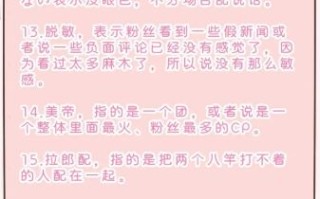 饭圈用语大全_如何快速融入粉丝群