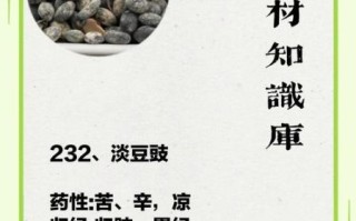 淡豆豉怎么读_淡豆豉的功效与作用