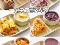 中小学生早餐吃什么有营养_一周搭配表