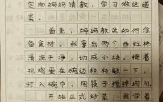 番茄炒蛋作文怎么写_番茄炒蛋作文100字如何扩展