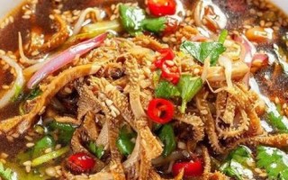 凉拌毛肚怎么做好吃_川味家常做法