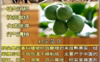 枳实的功效与作用_枳实主治哪些病