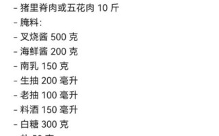 广东叉烧肉怎么做_正宗叉烧腌制配方