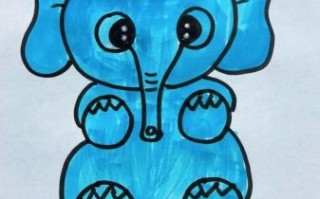 大象简笔画怎么画_大象简笔画步骤图