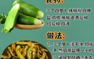 萝卜干怎么做才脆_萝卜干腌制配方比例