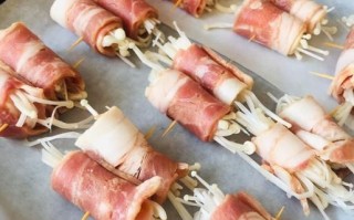 培根金针菇卷烤箱多长时间_温度多少合适