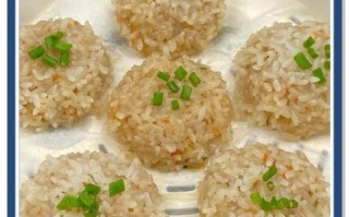 珍珠糯米肉圆子怎么做_珍珠糯米肉圆子蒸多久