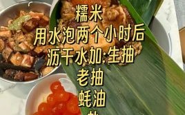 西米包猪肉粽子怎么做_西米粽子的做法步骤