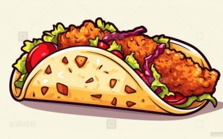 鸡肉卷简笔画怎么画_鸡肉卷简笔画步骤