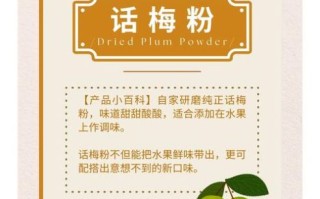 话梅粉怎么做_话梅粉的功效与作用