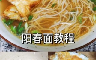 阳春面怎么做_阳春面正宗做法视频教程