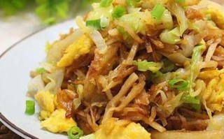 肉丝炒饼怎么做_肉丝炒饼家常做法