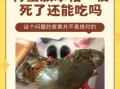 青蟹死了怎么处理_青蟹死了还能吃吗