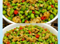 青豆炒肉怎么炒才嫩_青豆炒肉先炒肉还是先炒豆