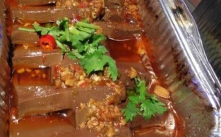 锡纸鸭血怎么做_锡纸鸭血的做法