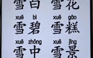 雪花拼音怎么拼_雪花拼音几声调