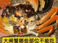 螃蟹吃哪里的肉_螃蟹哪些部位不能吃