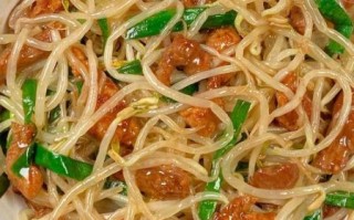 绿豆芽炒肉怎么做_绿豆芽炒肉热量高吗