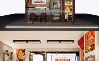 汉堡店装修效果图大全_如何打造网红汉堡店