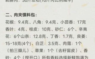 正宗肉夹馍卤肉配方_怎么卤才够香