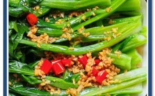 白灼菜心图片大全大图_如何做出翠绿不黄的菜心