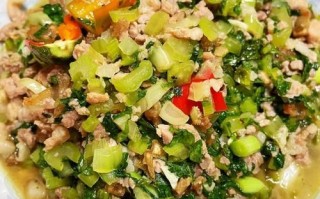 雪里红炒肉沫怎么做_雪里红炒肉沫的家常做法