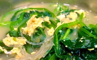 菠菜粉丝汤怎么做好喝_菠菜粉丝汤的家常做法