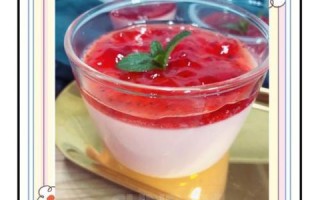 草莓牛奶布丁怎么做_家庭做法步骤