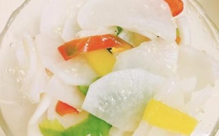 韩式水萝卜泡菜怎么做_水萝卜泡菜要腌多久
