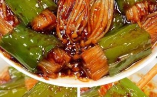虎皮青椒金针菇怎么做_虎皮青椒金针菇的窍门