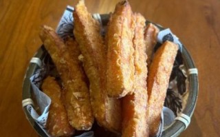 炸地瓜条外面裹什么_怎么裹才酥脆