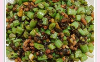 榄菜肉末豆角怎么做_榄菜肉末豆角热量高吗