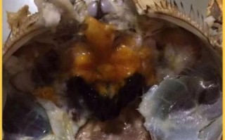 母螃蟹里面黑黑的浆糊是什么_能不能吃