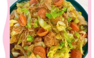 卷心菜炒粉丝怎么炒不粘锅_卷心菜炒粉丝的家常做法