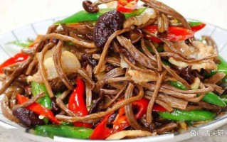 茶树菇炒肉丝怎么做_茶树菇炒肉丝需要焯水吗