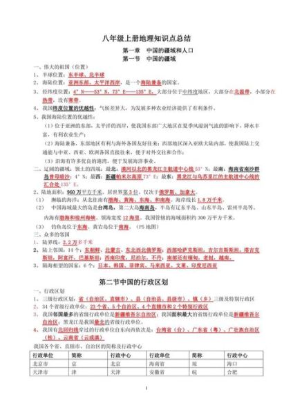 初二地理复习提纲_怎么高效记忆-第3张图片-山城妙识 初二地理复习提纲_怎么高效记忆-第3张图片-山城妙识