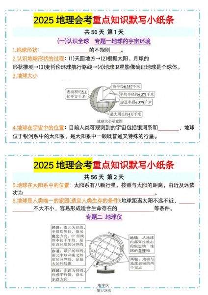 初中地理复习题有哪些_如何高效备考-第2张图片-山城妙识 初中地理复习题有哪些_如何高效备考-第2张图片-山城妙识
