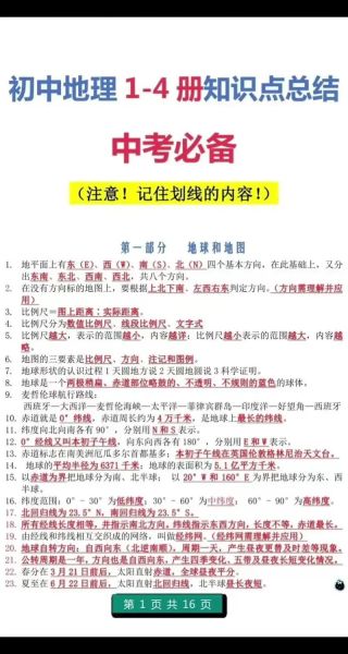 地理复习资料_如何高效记忆地理知识点-第1张图片-山城妙识 地理复习资料_如何高效记忆地理知识点-第1张图片-山城妙识