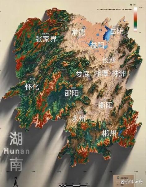 湖南地理图怎么看_湖南地形特点有哪些-第1张图片-山城妙识 湖南地理图怎么看_湖南地形特点有哪些-第1张图片-山城妙识