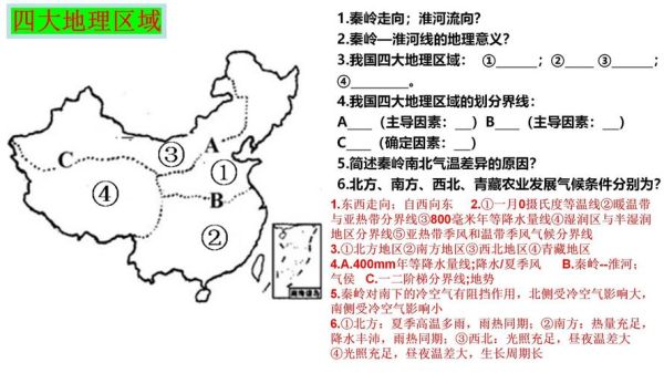 初二地理下册重点_中国四大地理区域怎么划分-第2张图片-山城妙识 初二地理下册重点_中国四大地理区域怎么划分-第2张图片-山城妙识