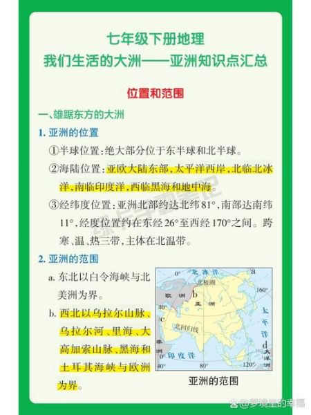 七年级地理下册学什么_亚洲地形气候特点-第2张图片-山城妙识 七年级地理下册学什么_亚洲地形气候特点-第2张图片-山城妙识