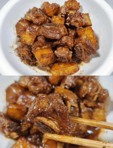 土豆烧排骨家常做法_怎么做才软烂入味-第1张图片-山城妙识
