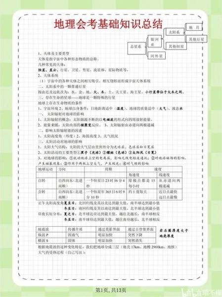 高中地理会考怎么复习_会考地理重点知识-第3张图片-山城妙识