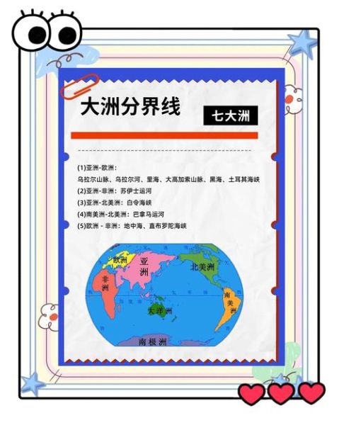 初中地理经纬度怎么读_七大洲四大洋记忆口诀-第2张图片-山城妙识
