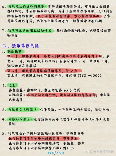 高中地理专题复习_如何高效记忆气候类型-第3张图片-山城妙识 高中地理专题复习_如何高效记忆气候类型-第3张图片-山城妙识